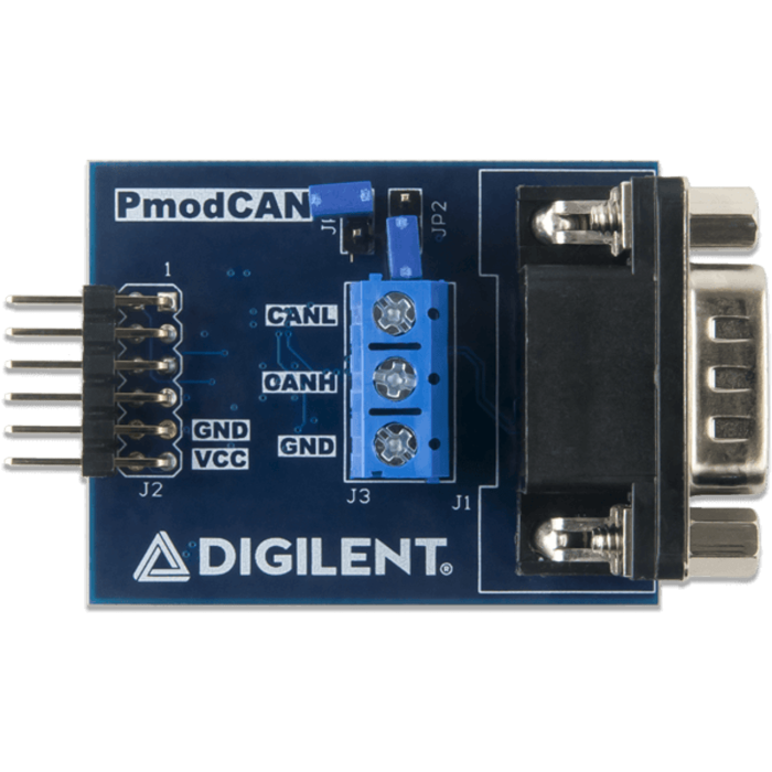 Contrôleur CAN 2.0B avec émetteur-récepteur intégré Pmod CAN : | DIGILENT